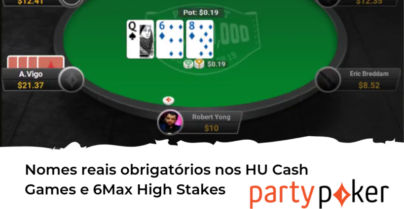 Mesas com nomes reais na partypoker - PokerPT.com