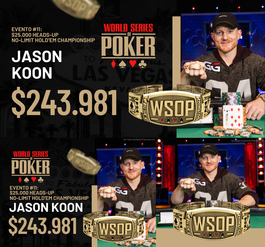 Jason Koon vence bracelete WSOP no HU Championship - PokerPT.com