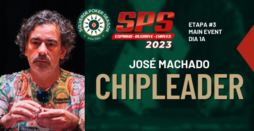 José Machado lidera 18 apurados para o Dia 2A - PokerPT.com