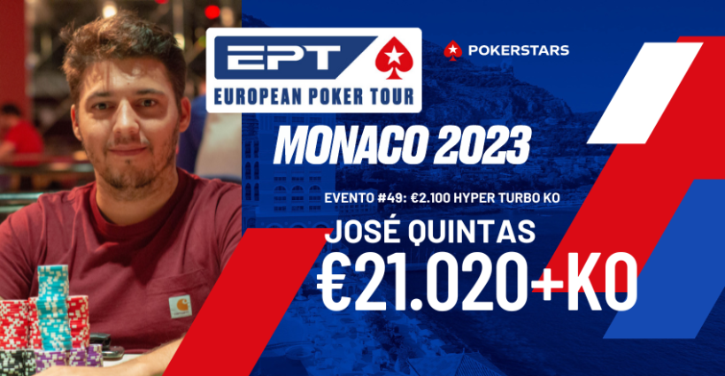 José Quintas campeão do evento #49 EPT - PokerPT.com