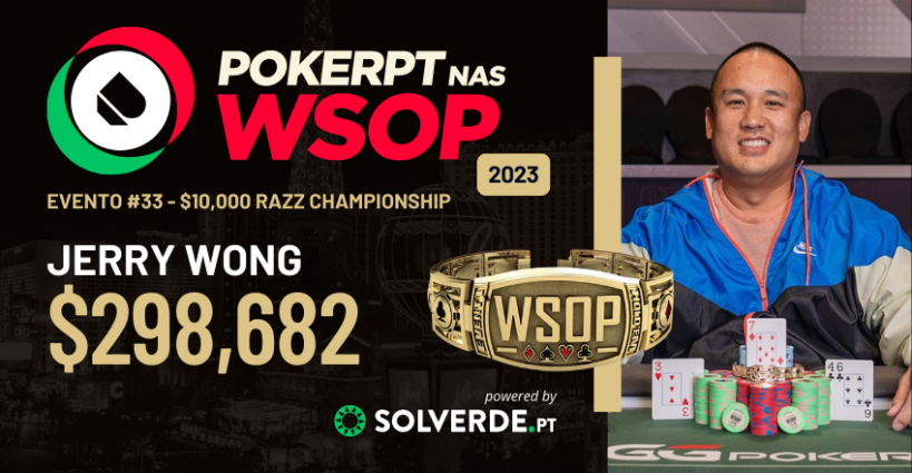 Jerry Wong campeão do Razz Championship - PokerPT.com