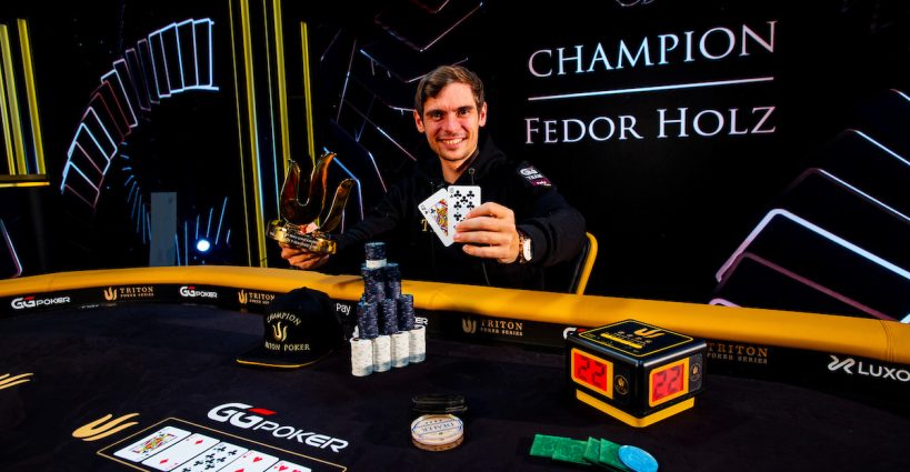 Terceiro título para Fedor Holz nas Triton SHR Series - PokerPT.com