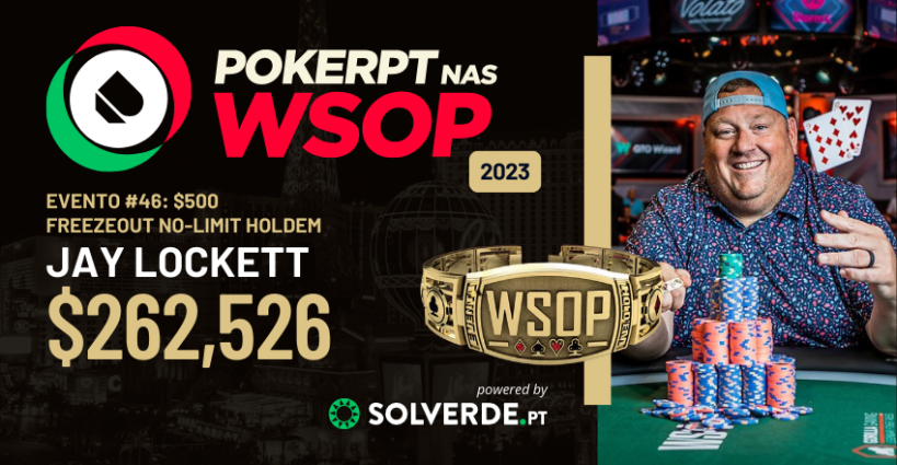 Bracelete para Jay Lockett no evento #46 - PokerPT.com