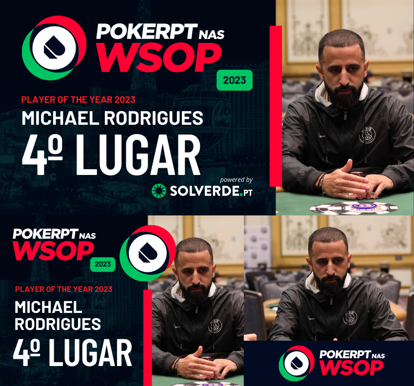 Michael Rodrigues 4º na corrida ao POY - PokerPT.com