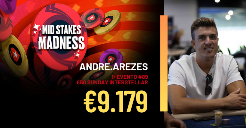Vitória de Andre Arezes no evento #89 - PokerPT.com